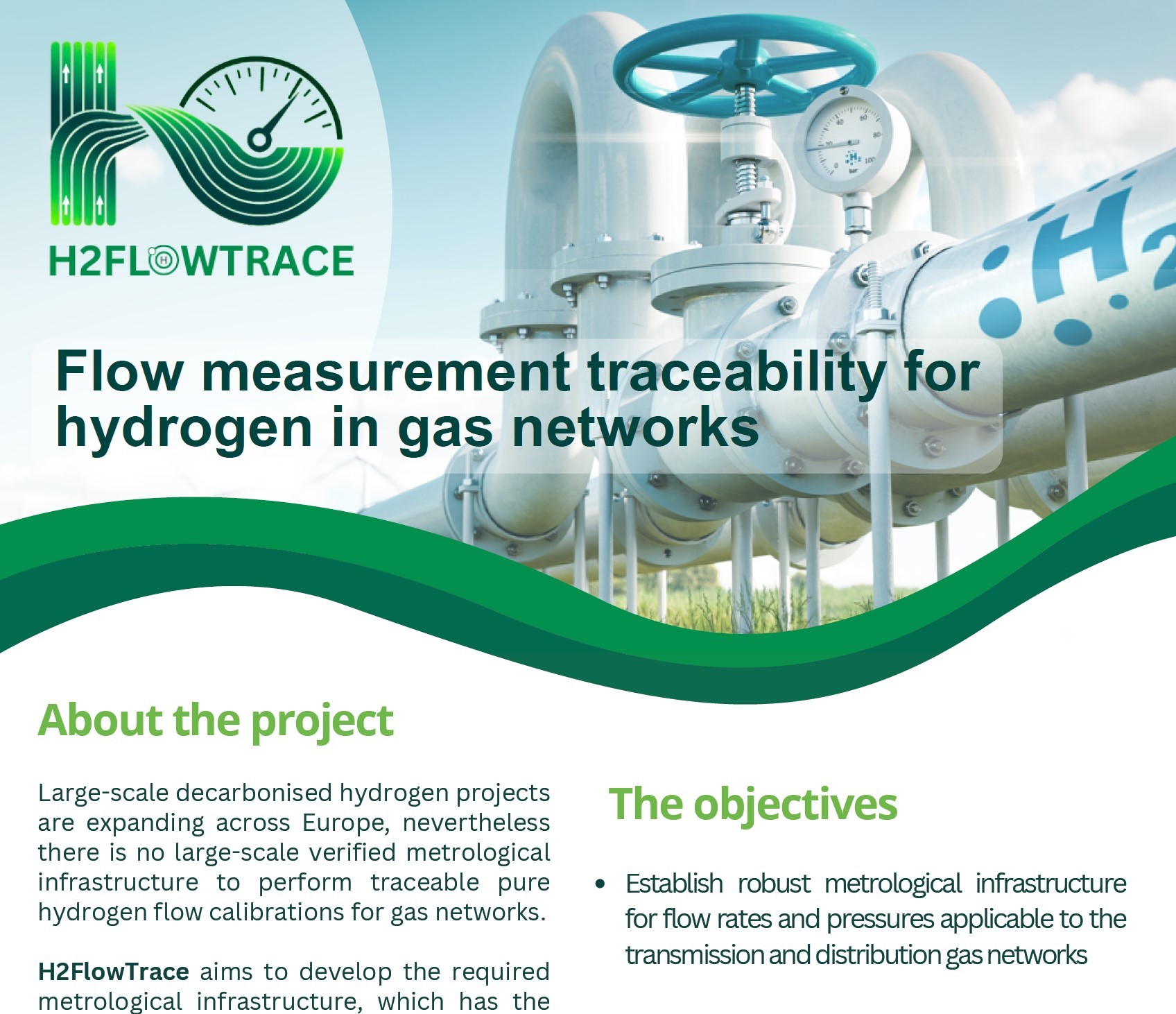 H2FlowTrace Project Flyer - H2FlowTrace